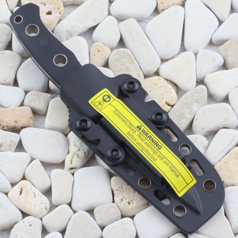 Al Mar S.E.R.E. Operator 30 Fixed Blade Knife Black G10 D2 Tool Steel ...