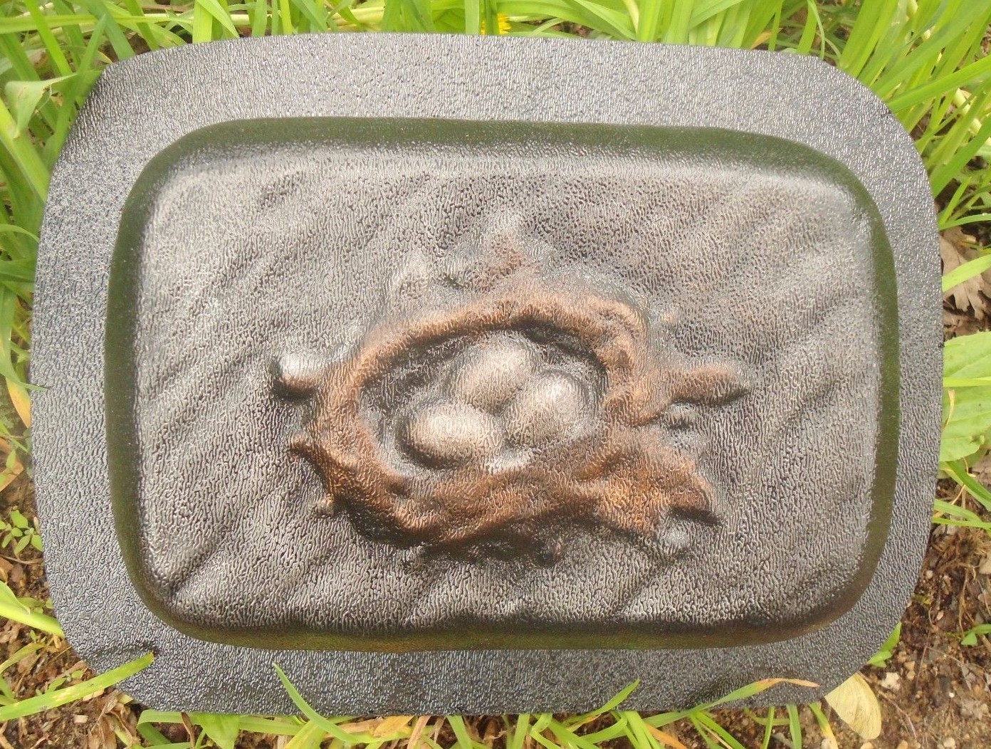 Bird nest rain brick mold concrete plaster paver mould plastic 9" x 6 ...