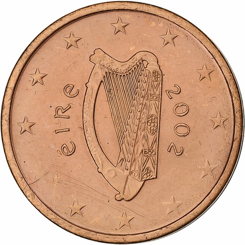 [#1221775] Ireland, 2 Euro Cent, 2002, Dublin, Copper Plated Steel, MS ...
