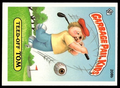 Garbage Pail Kids Topps Series 6 #208b Teed Off Tom | eBay