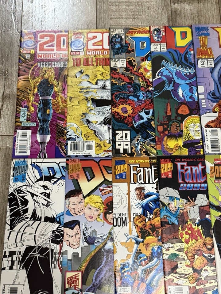 2099 Marvel (19 Comic Lot) DR Doom Fantastic Four Spiderman Ravage ...