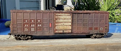 Patched, Weathered and Detailed Walthers CNW, Ex Rock Island 50' Boxcar ...