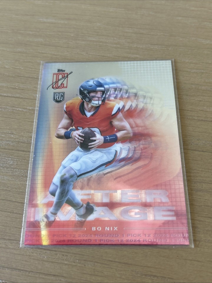 2024 Topps Signature Class - Bo Nix After Image #AI-9 - Denver Broncos ...