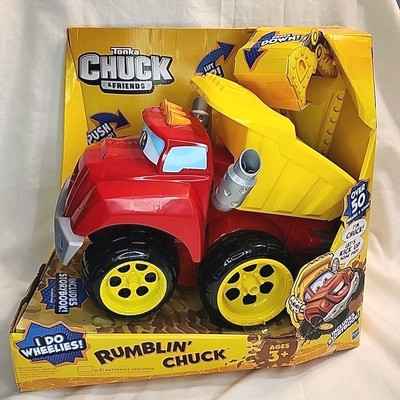 Tonka Chuck & Friends Rumblin Chuck Interactive Tumblin Talking Dump ...