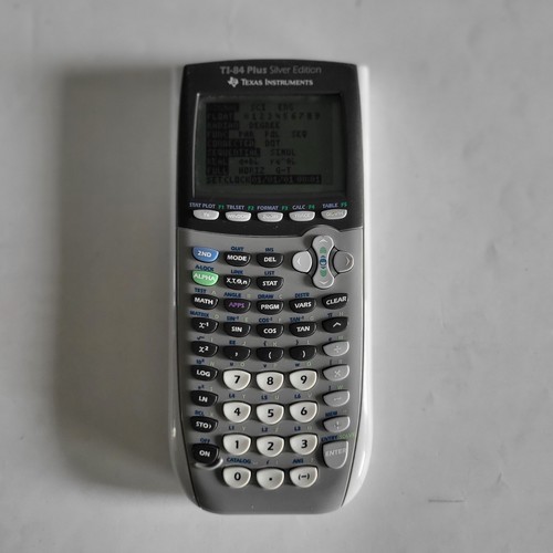 Texas Instruments TI-84 Plus Silver Edition Graphing Calculator NO ...