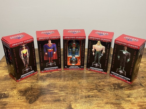 DC Direct Justice League Animated Series Mini-Maquettes Set of 5 ...