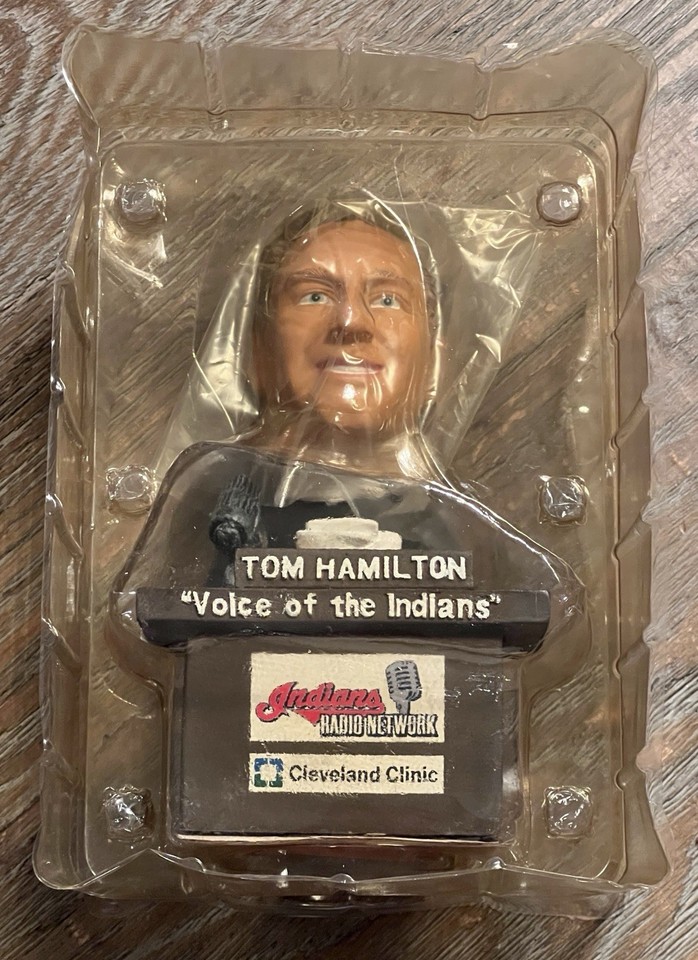 Tom Hamilton Talking Bobblehead Cleveland Indians - Includes Game ...