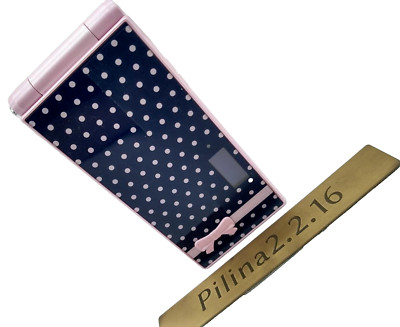 DoCoMo STYLE series Fujitsu F-06D Girls' Happy Pink Flip Phone ...