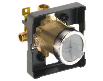 Delta R10000-MFWS #6 Universal Mixing Rough-In Valve with Service Stops ...