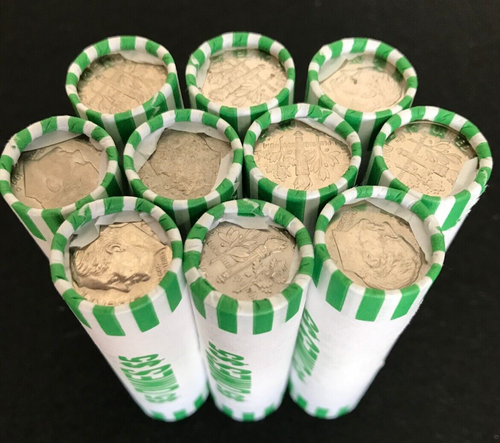 10ea, OBW Unsearched Roosevelt Dime Rolls (500 coins total) | eBay