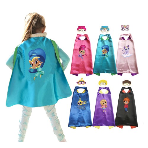 SHIMMER AND SHINE Costume Cape & Mask Set - Shimmer Shine Nahal Tala ...