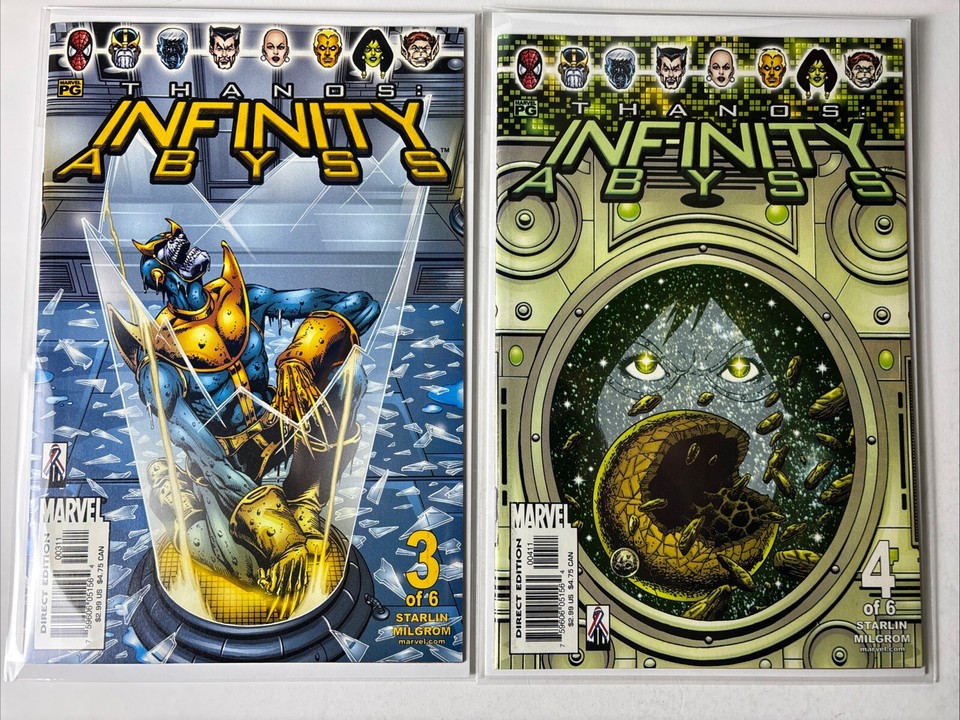 Infinity Abyss #1-6 Complete Set Jim Starlin, Thanos, (Marvel Comics 2002) | eBay