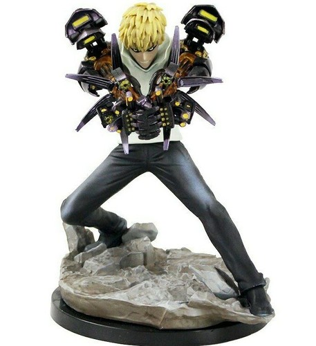 One Punch Man Genos Demon Cyborg Anime Decoration Statue Figure model ...