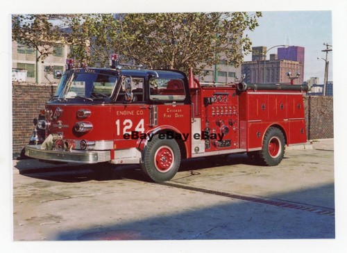 Chicago, IL Engine 124 1976 American Lafrance Fire Truck Photo | eBay