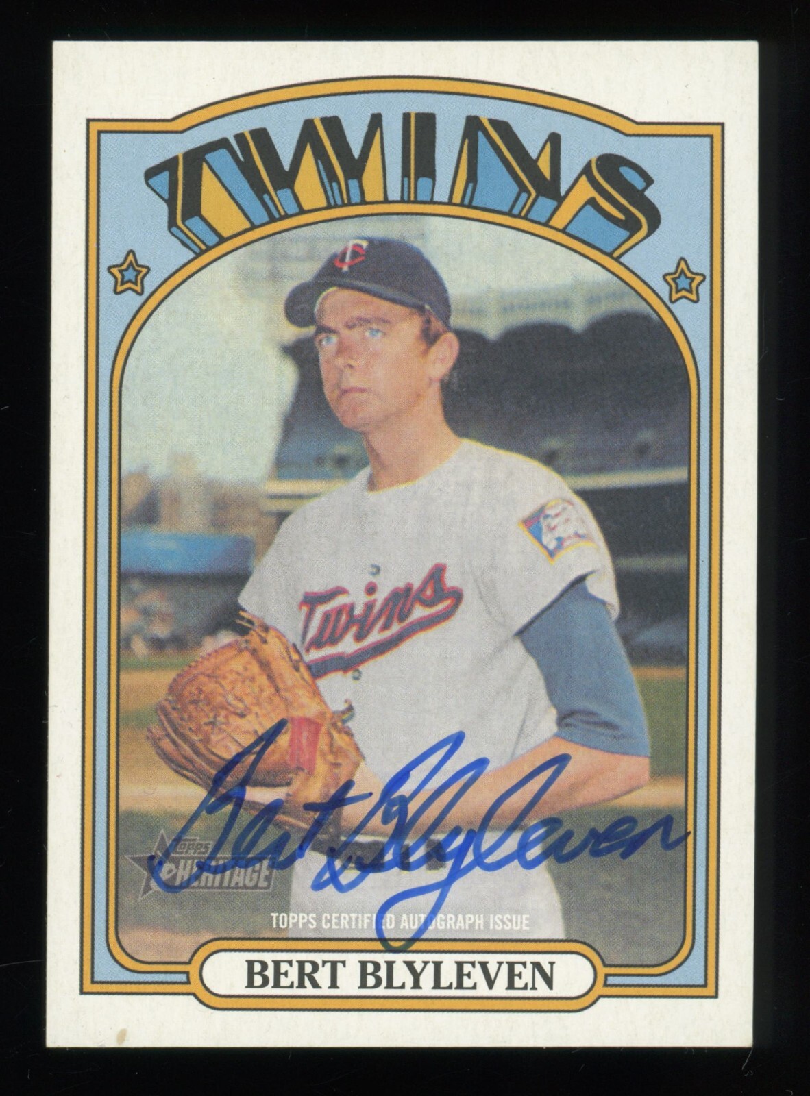 2021 Topps Heritage Baseball Bert Blyleven Real One Autograph #ROA-BB ...