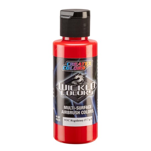 Createx Wicked Colors W083-02 Opaque Pyrrole Red 2oz. For Airbrush ...