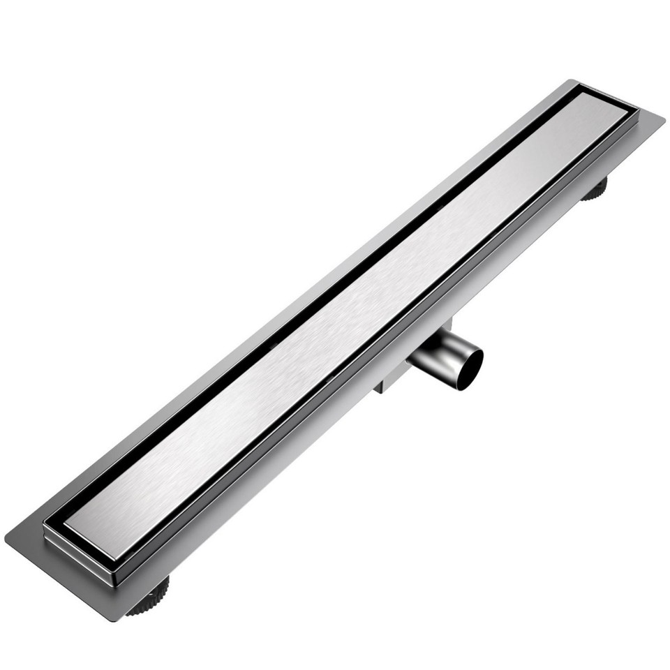EMKE Wet Room Linear Shower Floor Drain Stainless Steel Channel Gully ...