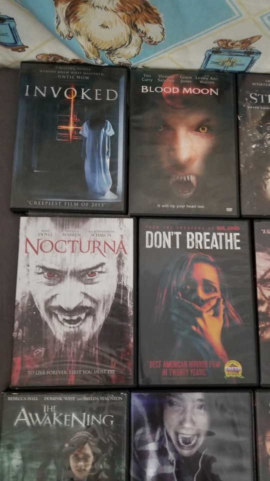 Lot Of 34 Horror DVD Movies Cult Classics Gore Slasher B-Movies Friday ...