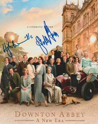 Hugh Bonneville & Elizabeth McGovern signed Downton Abbey 8x10 photo | eBay