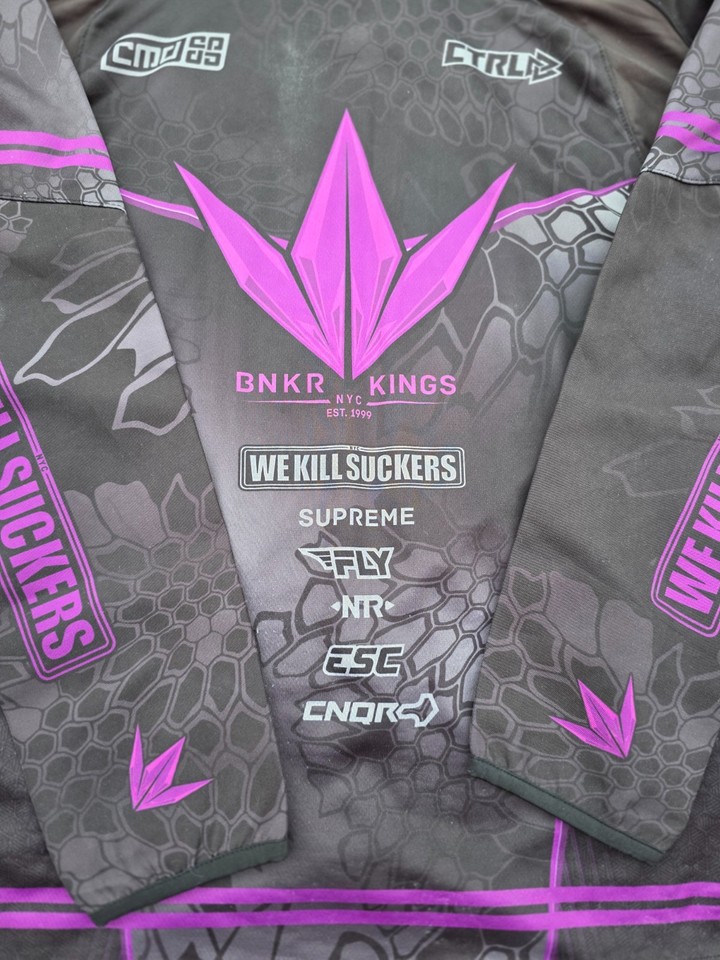 BNKR KINGS We Kill Suckers Purple Paintball Jersey - 2XL - Used | eBay UK