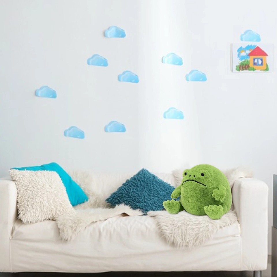 7.8″ Ricky Rain Green Frog Plush Toy Soft Stuffed Animal Lovely Frog ...