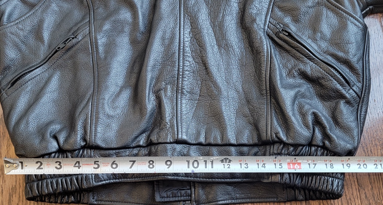 XPERT Black Leather Motorcycle Biker Jacket XL Bomber… - Gem