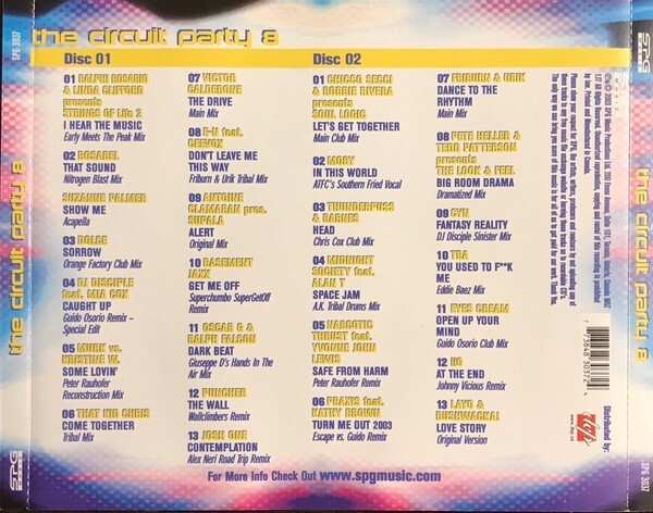 The Circuit Party Volume 8 by DJ Escape - 2 Disc CD - Canadian Import ...