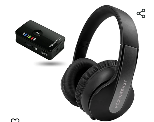 NEW! Homuspot Wireless Bluetooth Noise Cancelling TV Headphones - FREE ...
