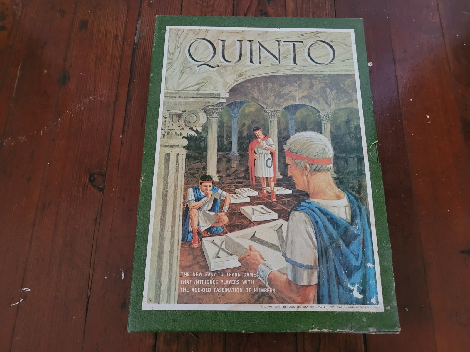 Vintage Quinto Game Of Fives 3M From 1968 Bookshelf Board Game Tiles ...