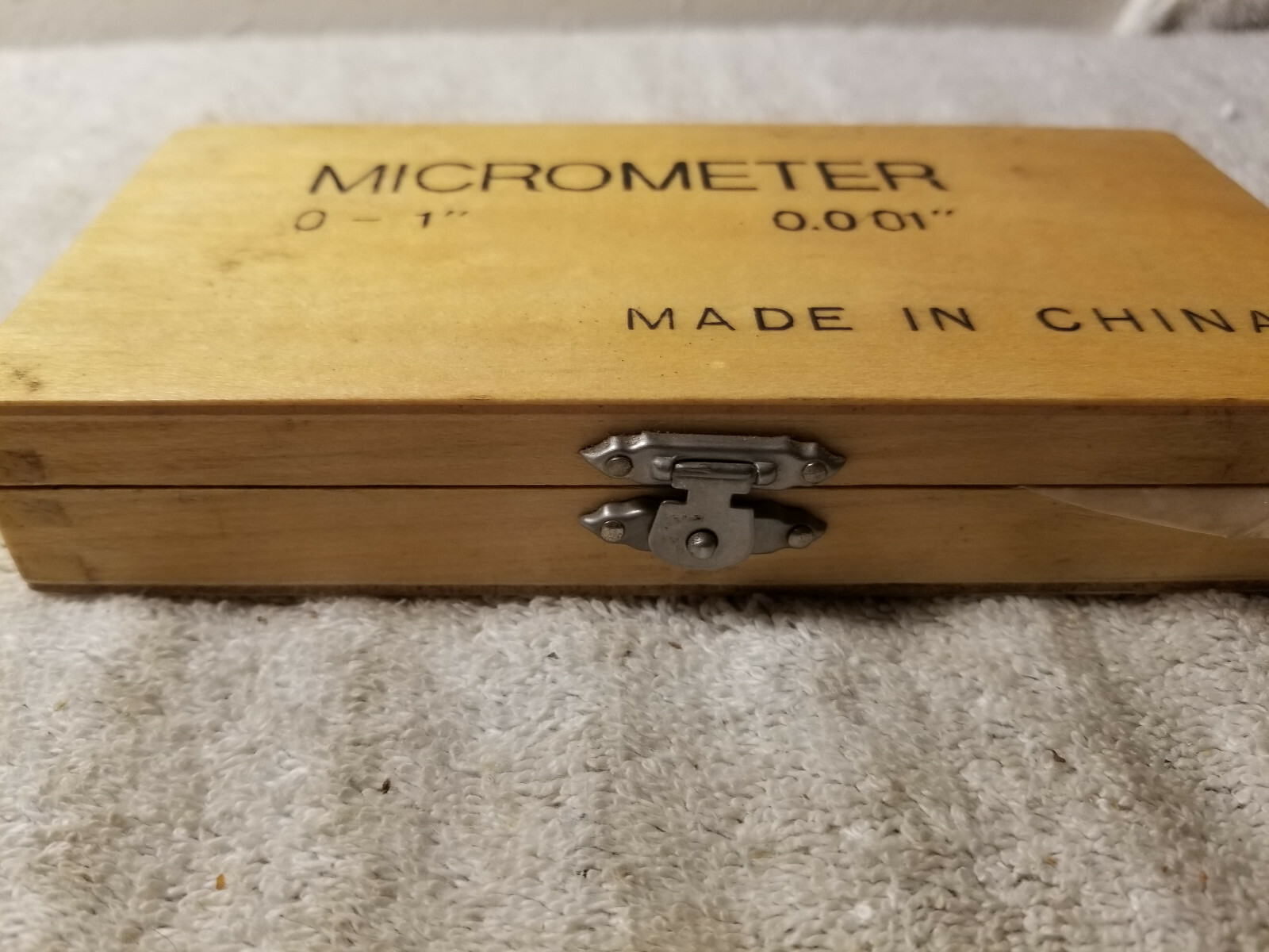 0 To 1 Inch Outside Micrometer In Wood Box | eBay