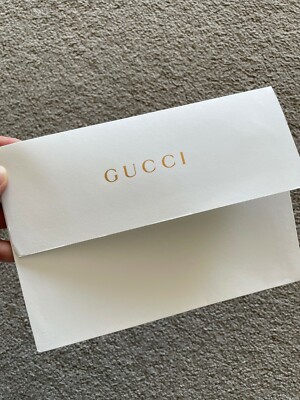 Authentic New Gucci Envelope Receipt Holder Invoice Holder | eBay Australia