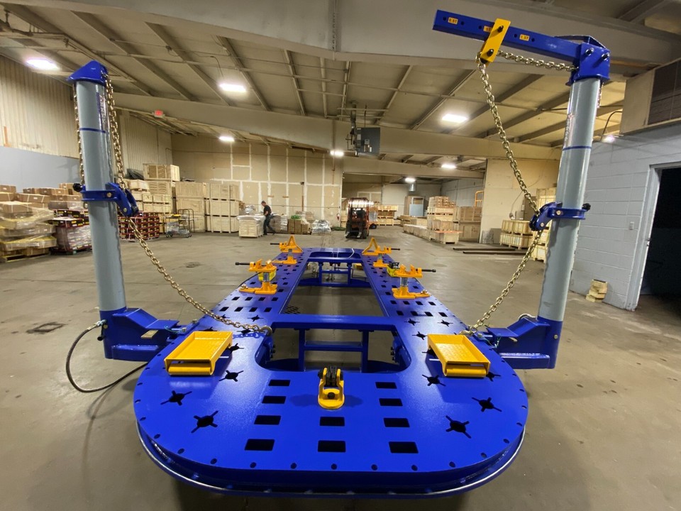 16 Feet Auto Body Frame Machine 2-Post Lift | Adjustable | Steel ...