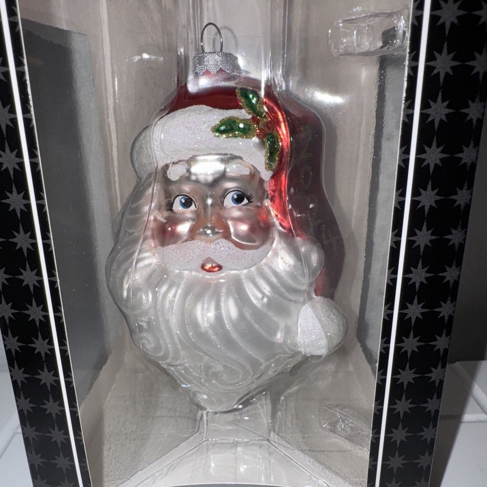 Christopher Radko Celebrations 2024 Ornament Santa Head | eBay