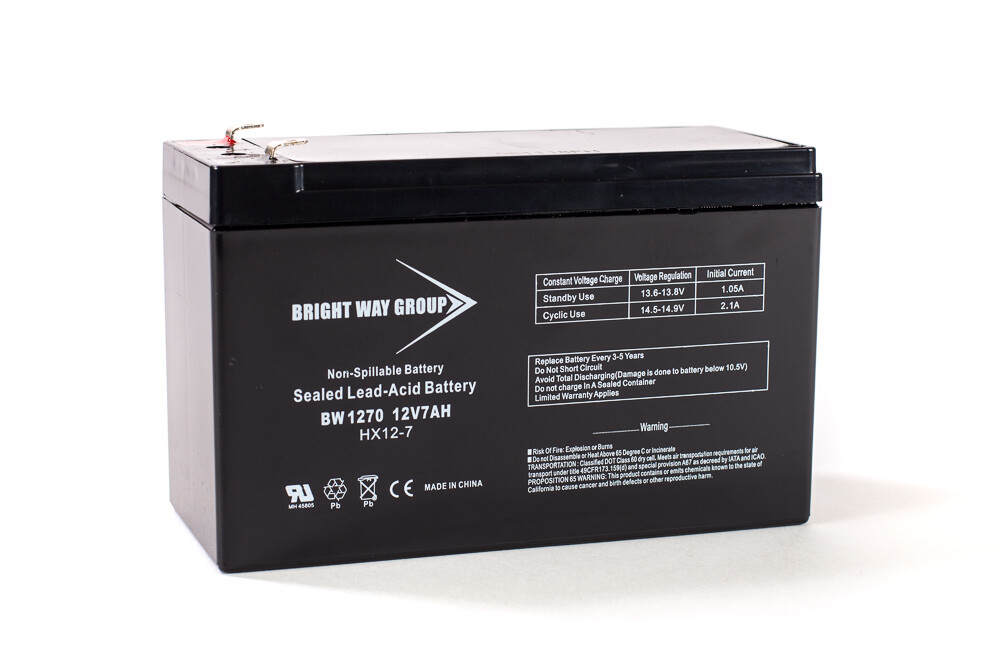 BWG SLA F1 Terminal 12V 7AH Replacement UPS Battery for APC Back-UPS ES ...