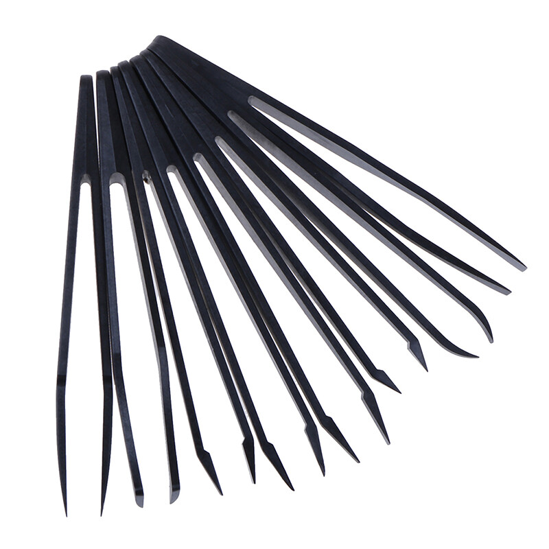 8pc Anti-StaticElectronic Hand Tool Set Tweezers Plastic Tweezer Kit ...
