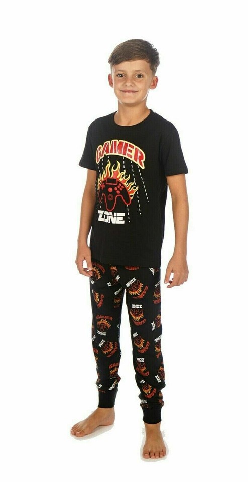 Boys Gamer Gaming Pyjamas Long Short Gamer Gaming Pyjamas 7-13 Years | eBay