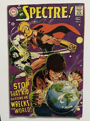 The Spectre #4 DC Comics 1968 NEAL ADAMS COVER & STORY SILVER AGE | eBay
