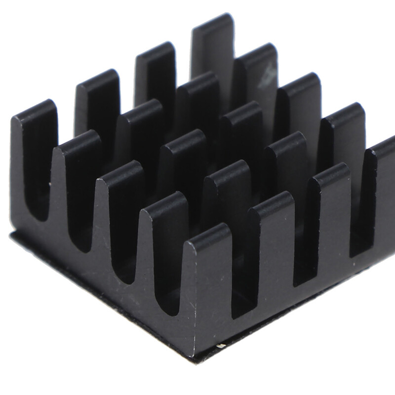 4pcs Black Aluminum Heatsink Cooler Cooling Kit For Raspberry Pi 3/2 ...