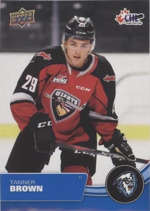 2021-22 Upper Deck CHL - Tanner Brown #114 Blue (RC) for sale online | eBay