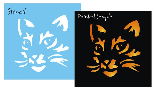 Kitty Cat Stencil