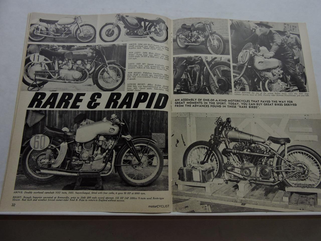 Motorcyclist Magazine November 1969 Bultaco Moto Guzzi Yamaha Suzuki ...