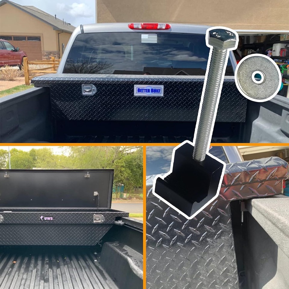 Truck Tool Box Mounting Kit Pickup Universal Fit Toolbox Tie Downs ...