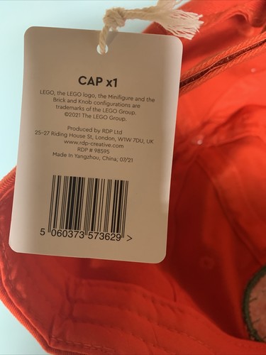 LEGO 5007089 Vintage-Style Octan Baseball Cap with Tag VIP- UNWORN for ...