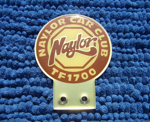 Classic 1990s NAYLOR TF 1700 CAR CLUB BADGE~VINTAGE MG HUTSON KITCAR ...