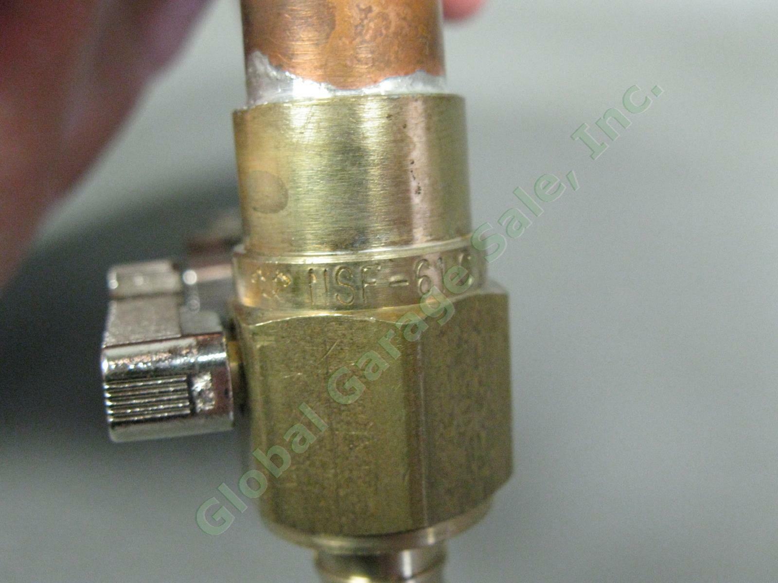 NEW 3-Port 1" Copper Plumbing Manifold Sweat 9" Pipe Brass Ball Valves ...