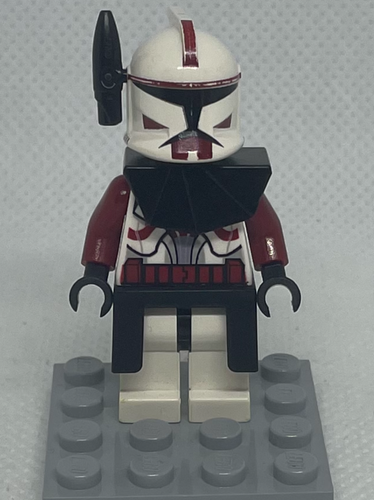 LEGO Star Wars (7681) Commander Fox Minifigure Phase 1 sw0202a *USED ...