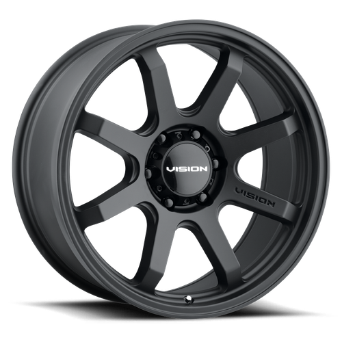 20x9 Vision 351 Flow Satin Black Wheel 6x5.5 (10mm) | eBay