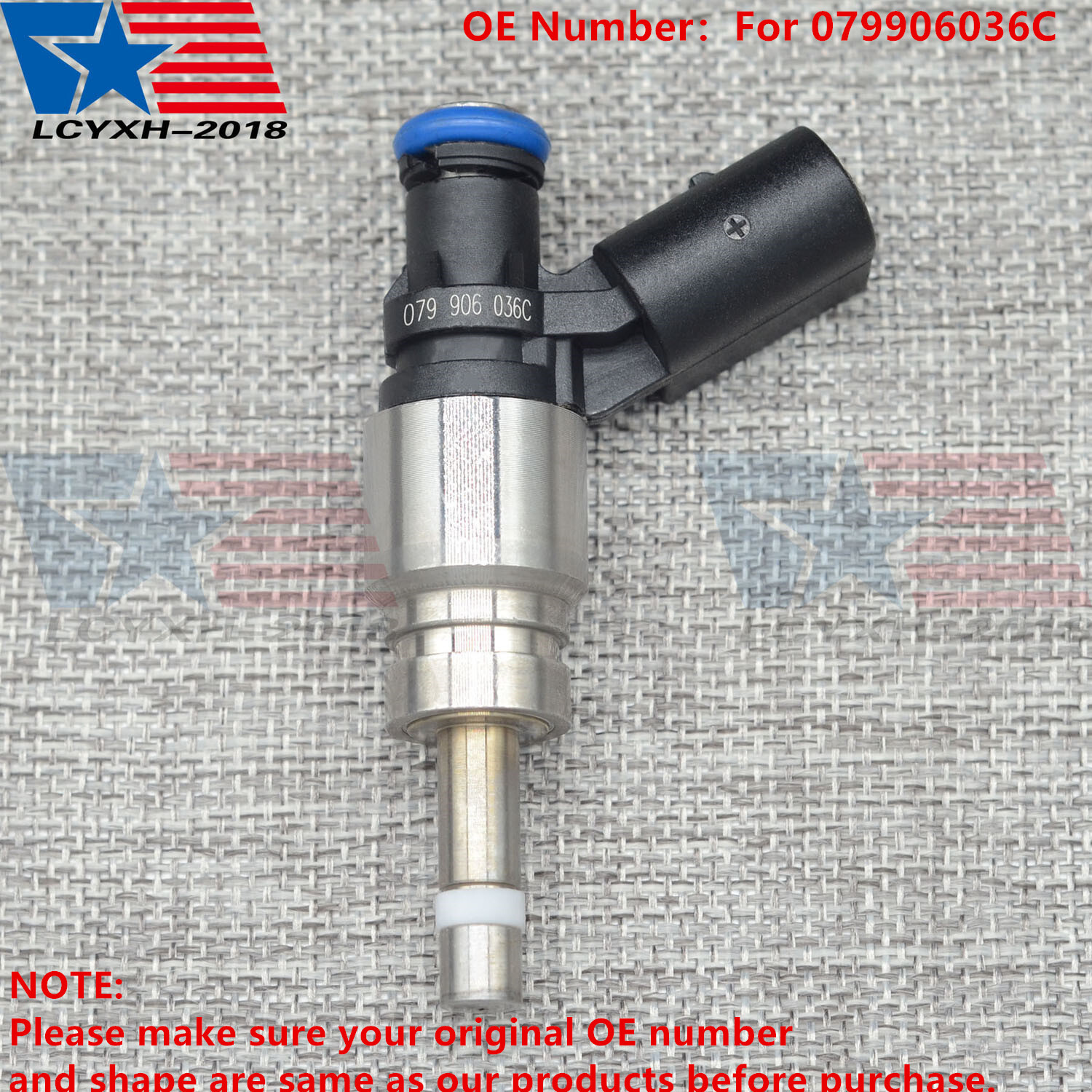 Fuel Injector For Audi 2007-2009 A6 A8 VW Touareg 4.2L 06E906036C ...