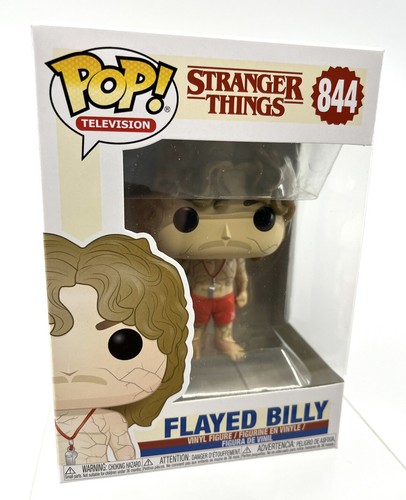 STRANGER THINGS 3 POP Vinyl FLAYED BILLY #844 Hard to find + protector ...