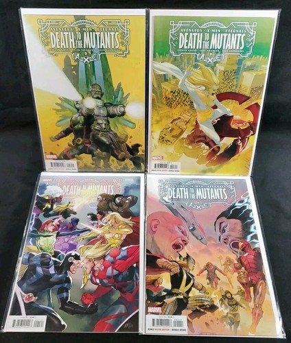 AXE Death to the Mutants 1 2 3 Run Variant Marvel Comics VF Lot See ...